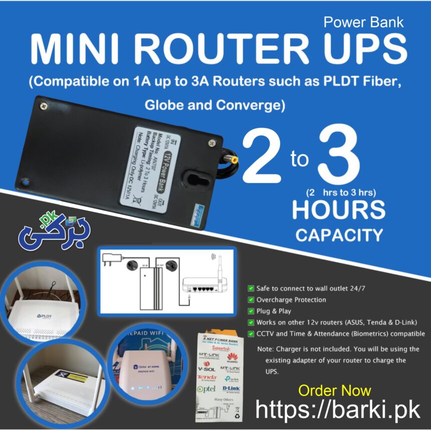 9v Router Power Bank Li Polymer Battery Support All 9v Routers Slim ...